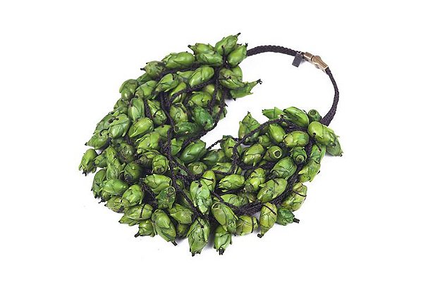 Colar de Flor de Inajá Curto Cheio - Maria Oiticica Biojoias - biojoias ...