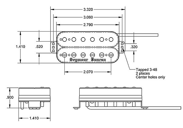 Captador Seymour Duncan (Par) Black Winter 4 Condut Preto - Seymour ...