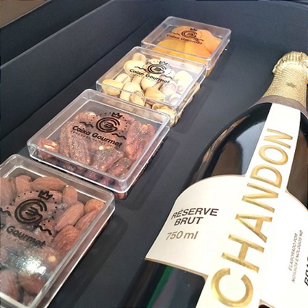 Kit Corporativo Celebration Chandon PERSONALIZADO 4 NUTS (pedido mínimo ...