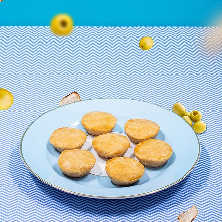 Mini Empada de Frango (30 unidades) - Caixa Gourmet - Comemore do seu jeito