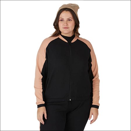 Jaqueta Malwee Manga Longa Plus Size - Empório da Moda