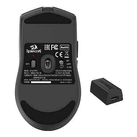 Mouse Redragon King Pro 4k Preto - Redragon Store