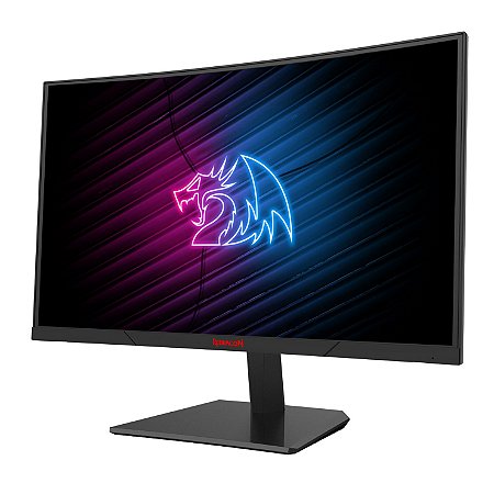 Monitor Gamer Redragon 24" Mirror Tela Curva 144Hz, Full HD, 1ms ...