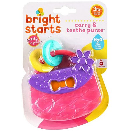 Brinquedo Mordedor Carry Teether Purse Bright Starts TotalBaby Store