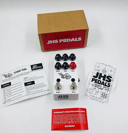 EM BREVE: Pedal JHS Spring Tank Reverb Para Guitarra - Planet Music Express