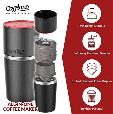 cafflano-klassic-preto - Outlet do Café