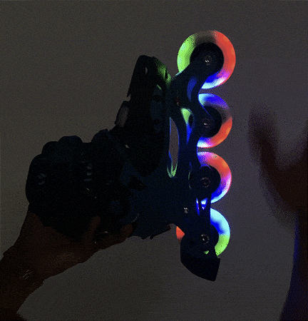 Patins Traxart X-LIGHT ajustável rodas Led ABEC9 - Azul / 29 AO 36 ...