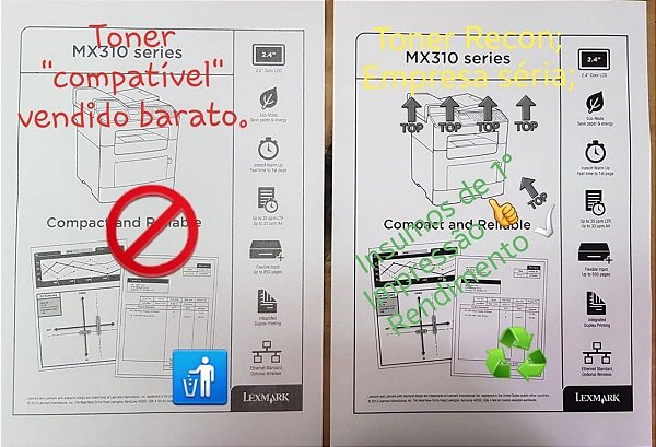Impressora Laser Multifuncional Preto e Branco Lexmark A4 MX511DE 50PPM ...