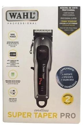 Super Taper Cordless Pro Da Wahl É A Escolha Perfeita Para Barbeiros ...