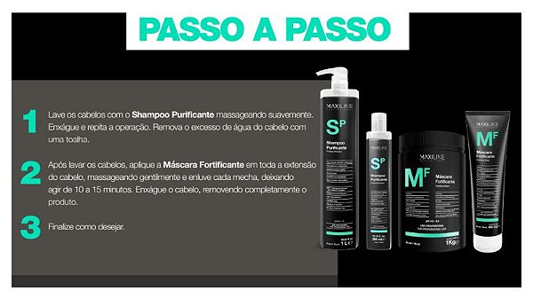 Shampoo Purificante Maxiline - 1 Litro - https://moaiscosmeticos.com.br