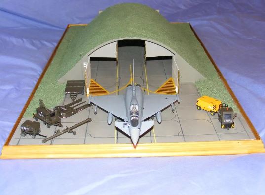 Revell - Diorama Set Eurofighter Typhoon & Shelter/Groundplate & Ground ...