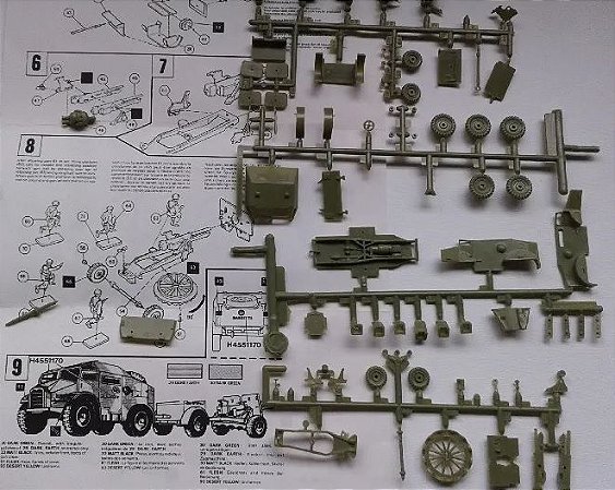 AirFix - 25PDR Field Gun & Quad - 1/76 - HTC - MODELISMO