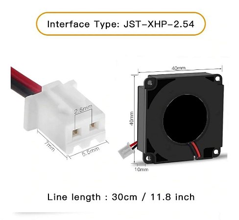 Cooler Radial 4010 12v - Loja 3D House: Tudo para sua Impressora 3D