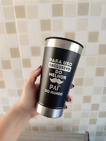 Copo Térmico Inox Personalizado - Seven Gráfica - Seven Gráfica - 10 anos!