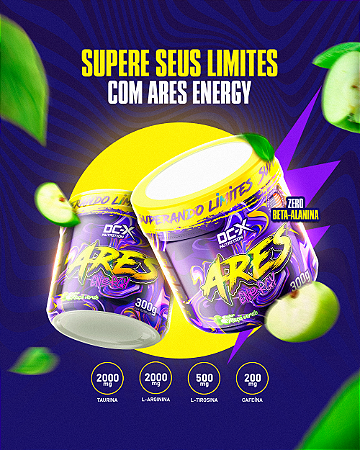 ARES PRÉ-TREINO 30 DOSES - DCX Nutrition