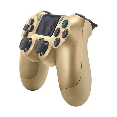 Controle Sony Dualshock 4 Dourado sem fio (Com LED frontal) - PS4 ...