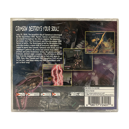 Jogo Death Crimson OX - DreamCast - MeuGameUsado