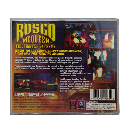 Jogo Rosco McQueen: Firefighter Extreme - PS1 - MeuGameUsado