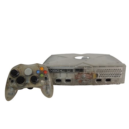 Console Xbox Classic Crystal - Microsoft (Desbloqueado) - MeuGameUsado