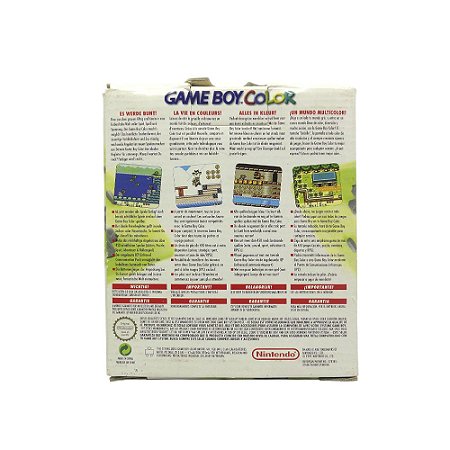 Console Game Boy Color Verde - Nintendo - MeuGameUsado