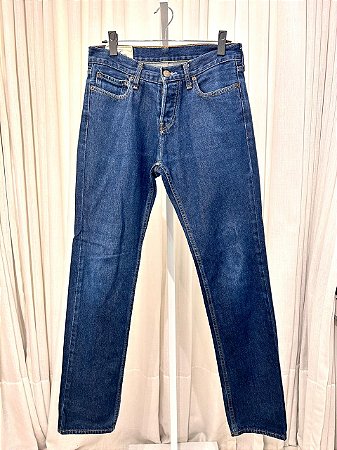 HOLLISTER Calca jeans azul masculina 40 Second Hand Brecho