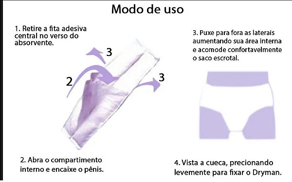 Absorvente Masculino Dry Man com 10 unid - Emporium das Fraldas