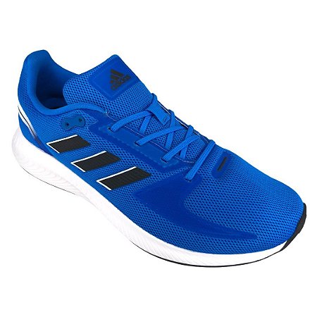 Tênis Masculino Adidas Runfalcon 2.0 - GX8237 - Azul - Stop Calçados ...