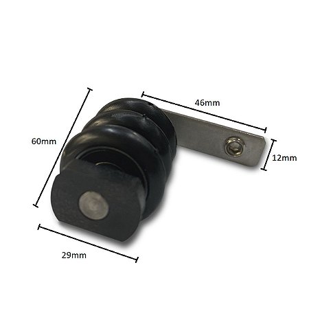 Kit Roldana sacada com Regulagem - DX ferragens