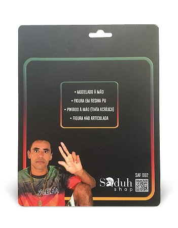 Boneco DJ Cleiton Rasta Action Figure - Saduh Shop
