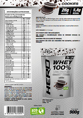 Whey Protein Concentrado - Hero Nutrition - Biomax Suplementos a ...