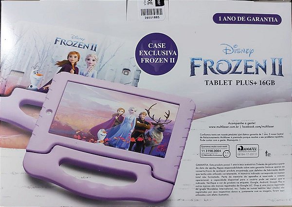 Tablet Infantil Disney Frozen 2 Multilaser kids 16 Gb Wifi Câmera Jogos ...