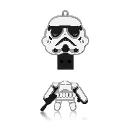 Pendrive Stormtrooper 8GB Multilaser- PD039 - CodelStore Black V1