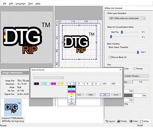 Programa AcroRIP 10.3 – Software DTF - Deseart