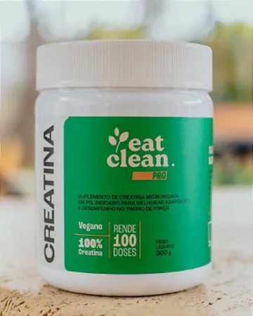 Creatina Vegana Pro Eat Clean 01 pote 300g rende 100 doses - Menu com ...