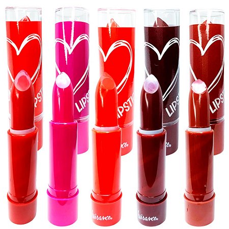 Batom Boom Lipstick Luisance Kit 06 unid | site de maquiagem - Virtual ...
