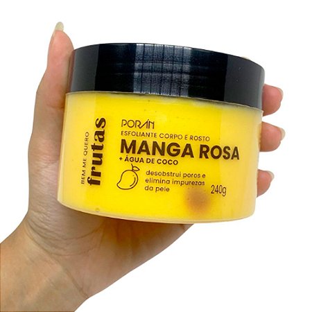 Esfoliante Corpo e Rosto Manga Rosa Porán | Distribuidor Maquiagem - Virtual Make | Maquiagem ...
