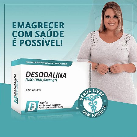 DESODALINA 600 MG 60 CÁPSULAS - POWER SUPPLEMENTS - C&B NUTRITION