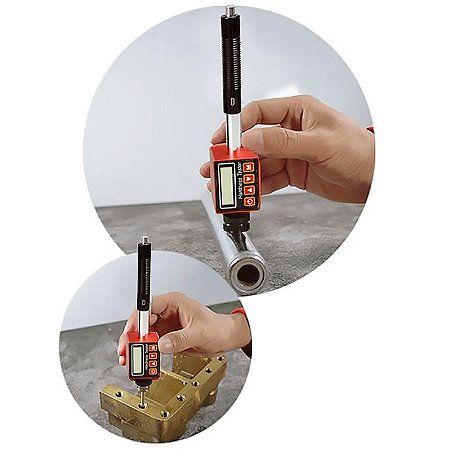 Durômetro Portátil Digital para Metais HL, HV, HRA, HRC, HRB, HB, HV ...