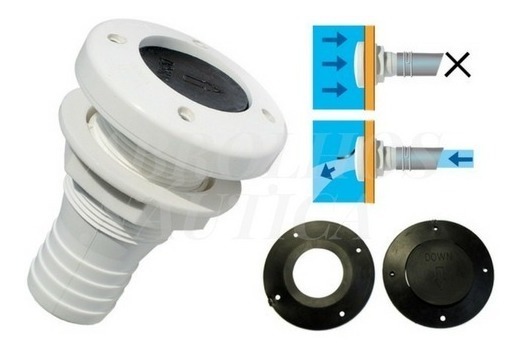 Saída De Água Costado Com Válvula Anti-retorno Para Lancha - ABROLHOS ...