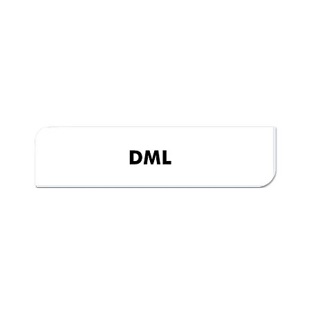 Placa Identificação - DML - Acrilico - Iplacas Sinalização