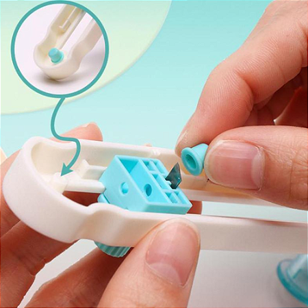 Mini Cortador Circular - Mini Circle Cutter de 2 a 20cm - Encadernação ...