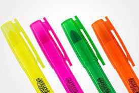 MARCA TEXTO EM GEL FLUORESCENTE BRW - Planet Paper Papelaria