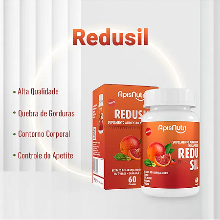 Redusil 60 Cápsulas com autêntico Morosil - Apisnutri - Vida Mais ...