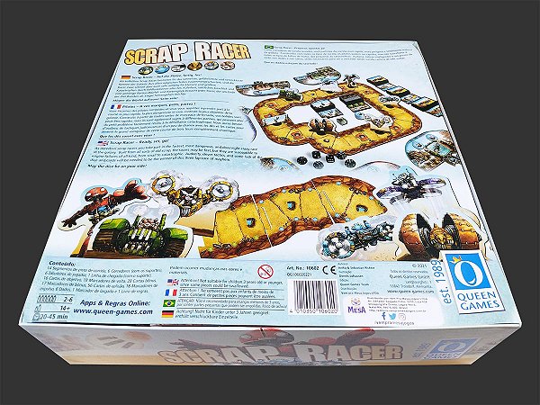 Organizador (Insert) compatível com o jogo Scrap Racer - Bucaneiros ...