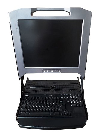Monitor Rack Console Dell 1u kmm 17 polegadas tec e Touchpad - POP SHOP