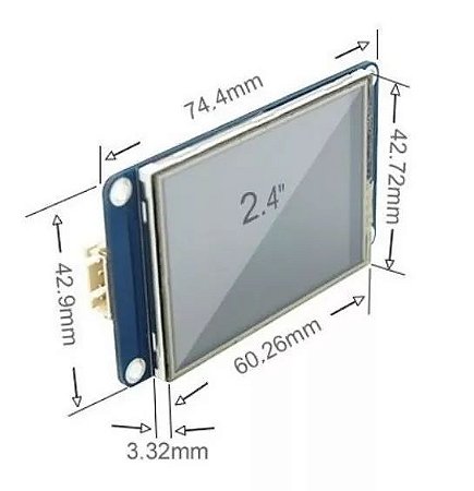 Tela Lcd Nextion 2.4 tft Touch Para Arduino - RoboBuilders Produtos ...