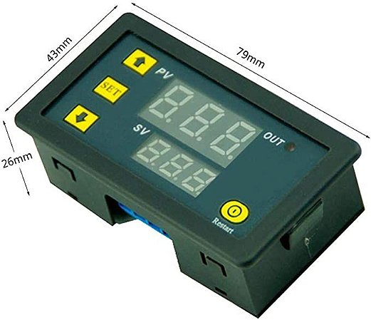 Módulo Relé Temporizador Atraso T3230 110/220V Bivolt NFe - RoboBuilders Produtos Sistemas e ...