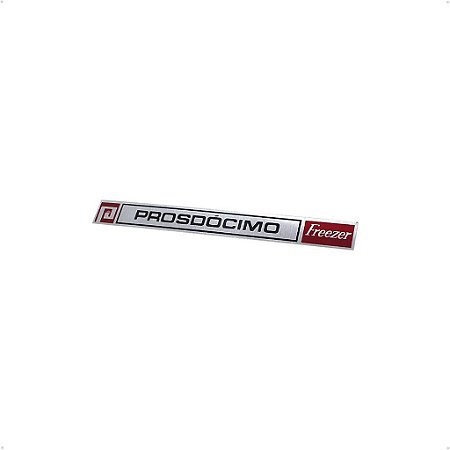 Emblema Freezer Prosdócimo Em Metal Preto E Vermelho - Cibrel