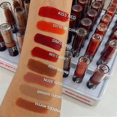 Batom Bala Matte - Ruby Kisses - Universe Makeup Store - Maquiagem de Qualidade e Tendências ...
