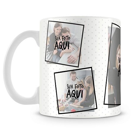 Caneca Personalizada (5 Fotos) - Caneca Personalizada para Todas as ...